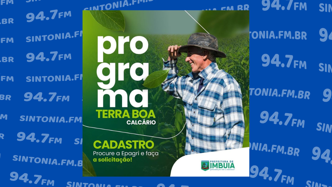 Agricultores de Imbuia já podem solicitar calcário através do Programa ...