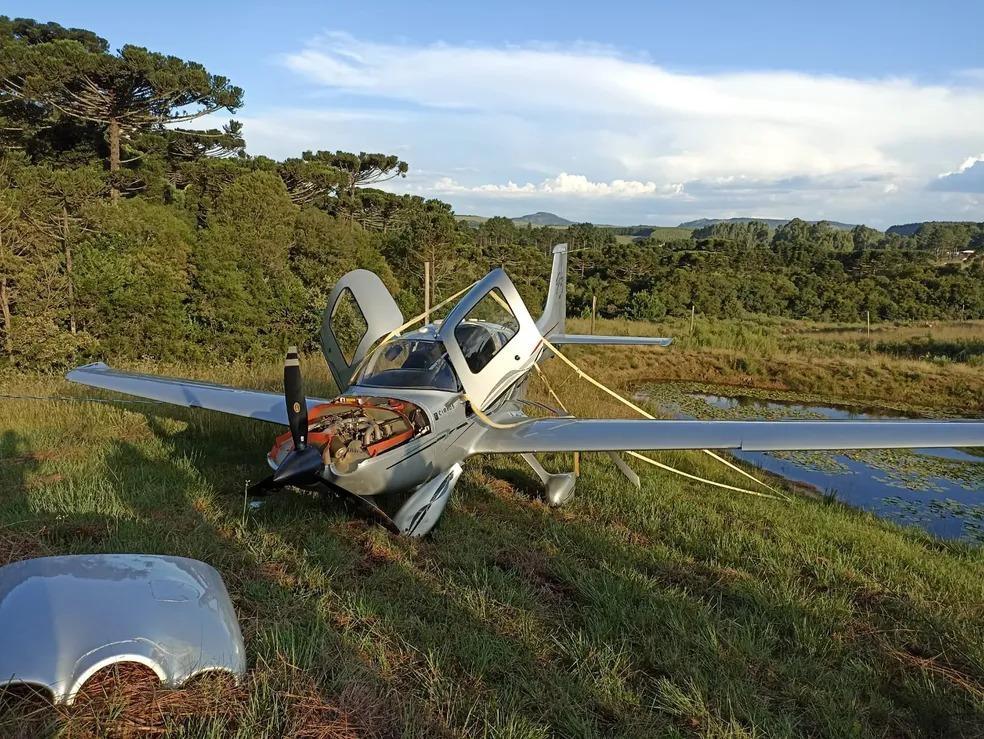 Avião monomotor com duas pessoas a bordo cai em Lages - Rádio Sintonia FM