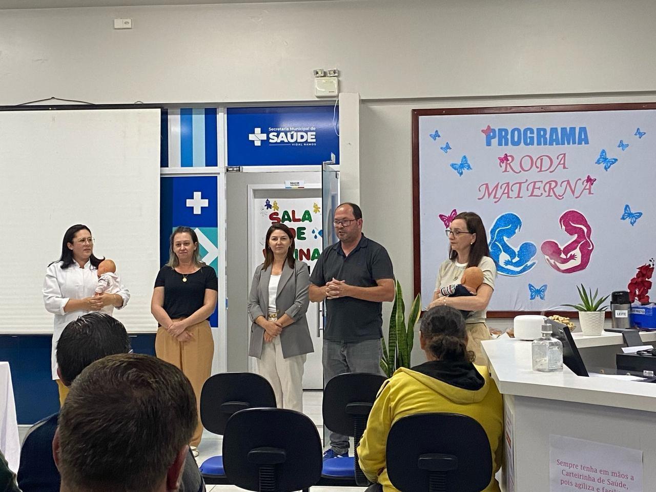 Gestantes de Vidal Ramos visitam Hospital Bom Jesus pelo Programa Roda ...