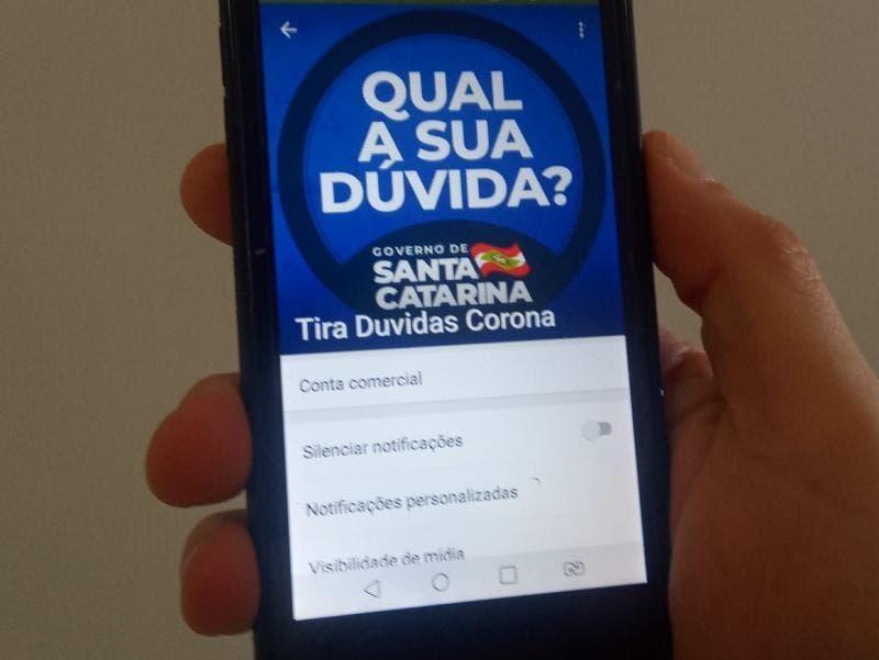 Governo de SC tira dúvidas por WhatsApp sobre restrições e prevenção ao ...